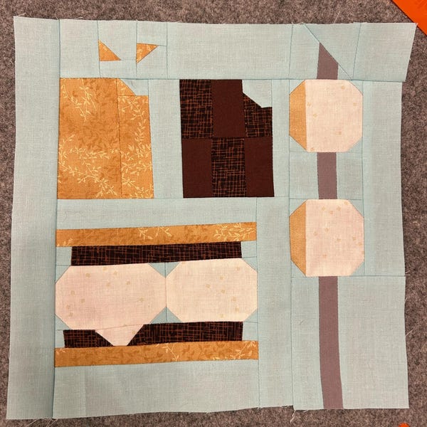 S'mores Quilt Block Pattern Camping Dessert PDF - Instructions for 6 ...