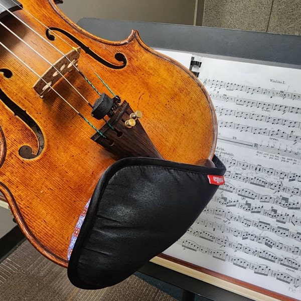 100% Silk Violin Chin Rest Cover Pad, Violin Chinrest Cover Pad, Black ...