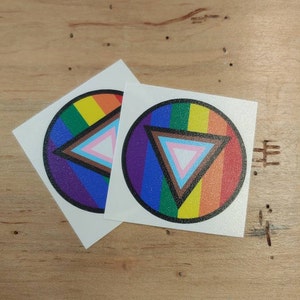 Safe Space Progress Pride Flag LGBTQ POC Transgender Flag Vibrant Color ...