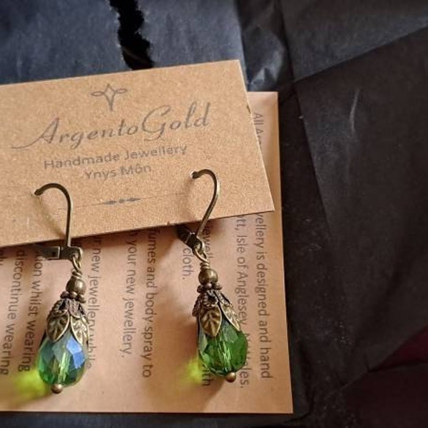 Regency Style Earrings, Vintage Drop Earrings, Edwardian Earrings ...