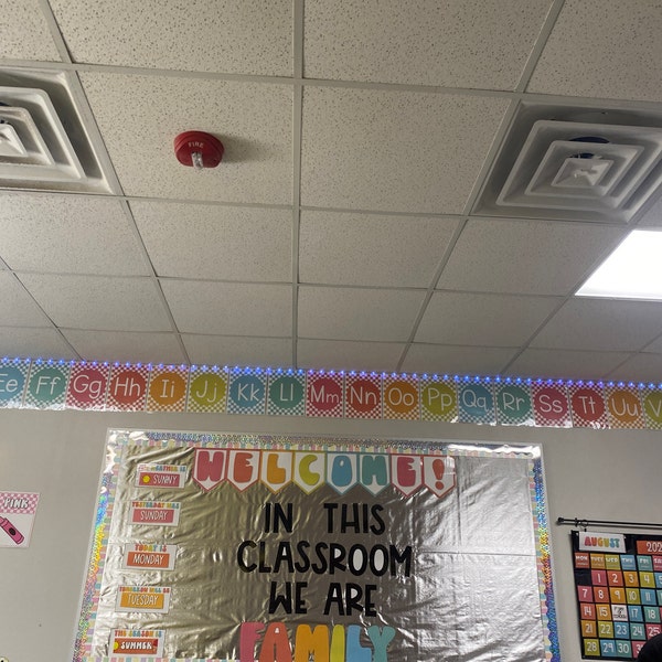 Retro Rainbow Checkered Classroom Decor Bundle (digital Download) - Etsy