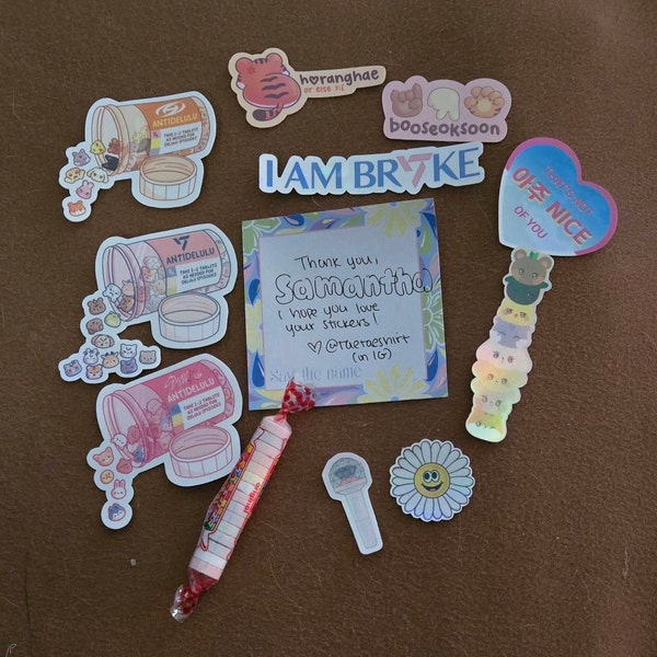 BSS Booseoksoon Hand Signs Sticker - Etsy