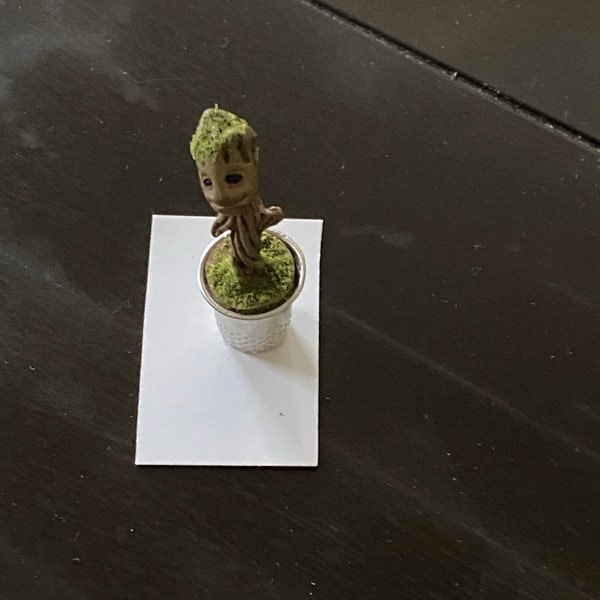 Baby Groot Figure Thimble Statue - Etsy