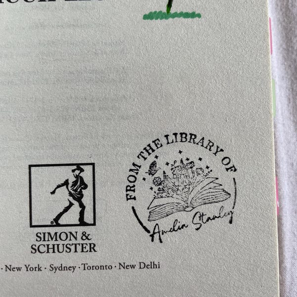 Personalized Teacher Date Stamps, Date and Name Stamps, Adjust Date ...