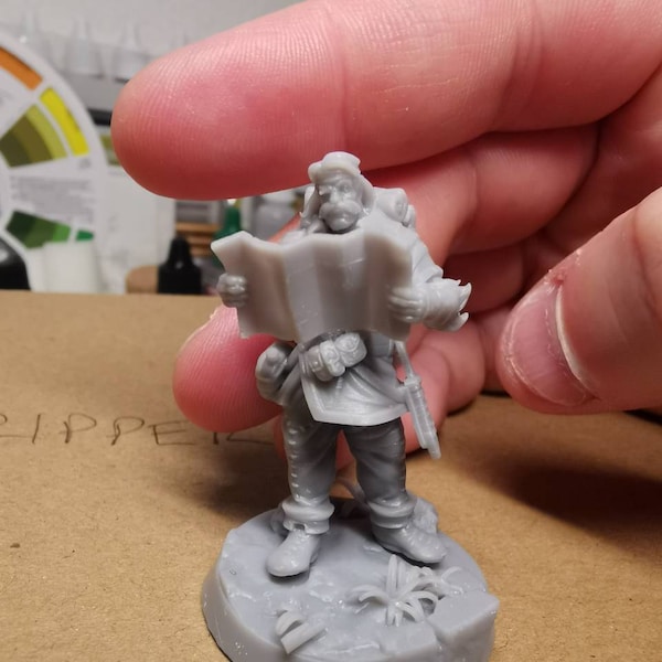 Leona - 3D Printed Miniature - Fantasy Miniature -tabletop Miniature ...