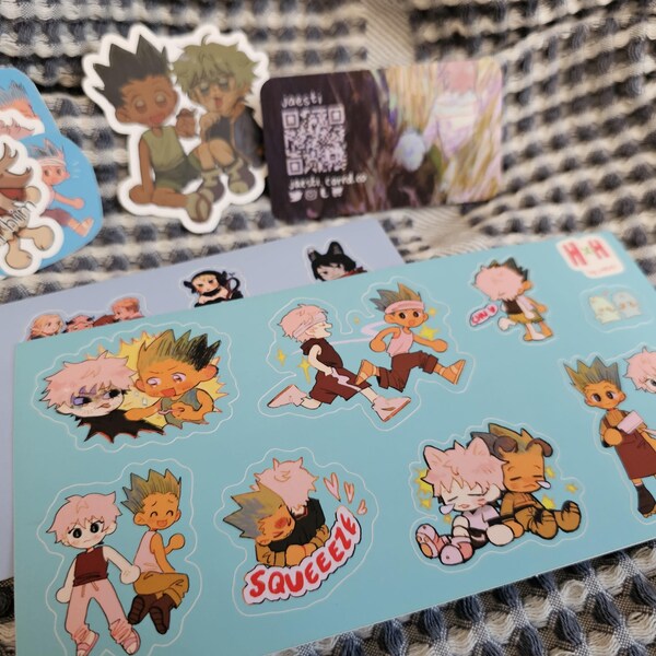 Hxh Sticker Sheet - Etsy