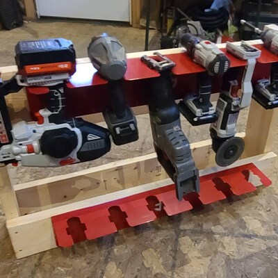 Power Tool Storage Shelf Power Tool Organizer Power Tool Storage - Etsy