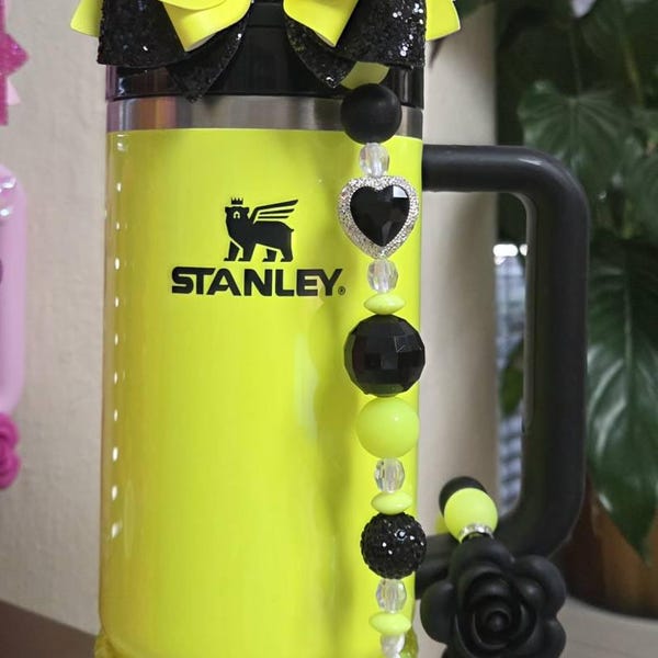 Royal Blue Stanley Tumbler Bow Straw Topper Navy Blue Stanley Cup Bow ...