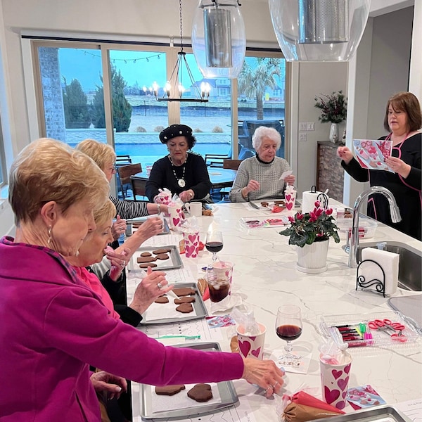 Royal Icing Practice Sheet for Teaching, Valentine's Cookie Class, Digital Download PDF - Etsy