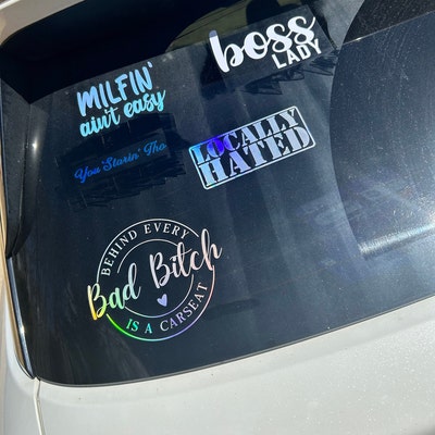 Car Sponsor Grocery List Decal / Car Decal,funny Sponsor Decal, Grocery ...