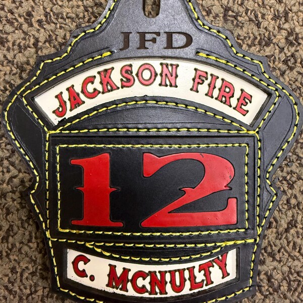 Passport Firefighter Helmet Shield - Removable ID - Fire Helmet Front ...