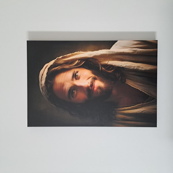 Jesus Unframed Poster | Jesus Looking up to Heaven Satin Poster | Jesus ...