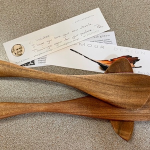 Traditional Spatula Left or Right Hand Stirring Utensil Wood Spatula ...