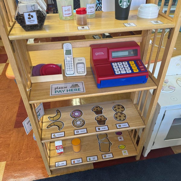 Coffee Shop Dramatic Play Printables, Kids Cafe Pretend Play, Coffee ...