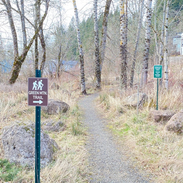 Custom Trail Name Sign, Trail Names, Metal Trail Sign, Decor for Trails ...