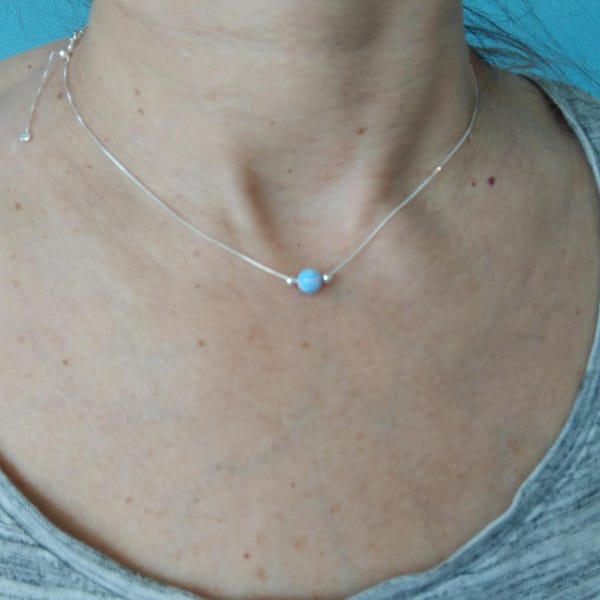 Dainty Jade Necklace, Jade Choker, Jade Pendant Necklace, Green Jade ...