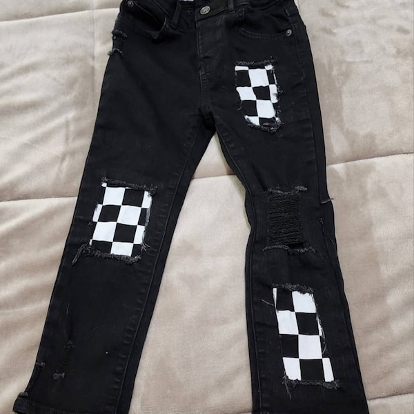 Distressed Frozen Jeans // Kids Jeans // Elsa // Anna // Frozen ...