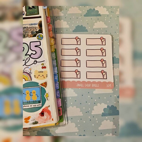 Reusable Sticker Book | 5x7 | Sticker Organisation | Planner Stickers ...