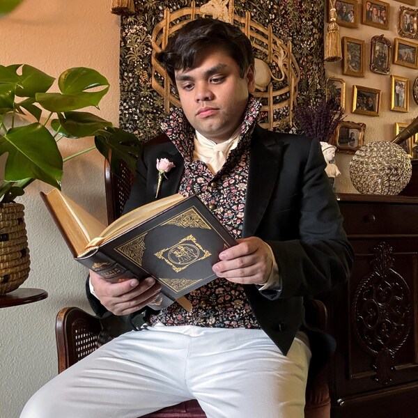 Regency Reticule in a Gold Taffeta With a Stunning Embroidery Design in ...