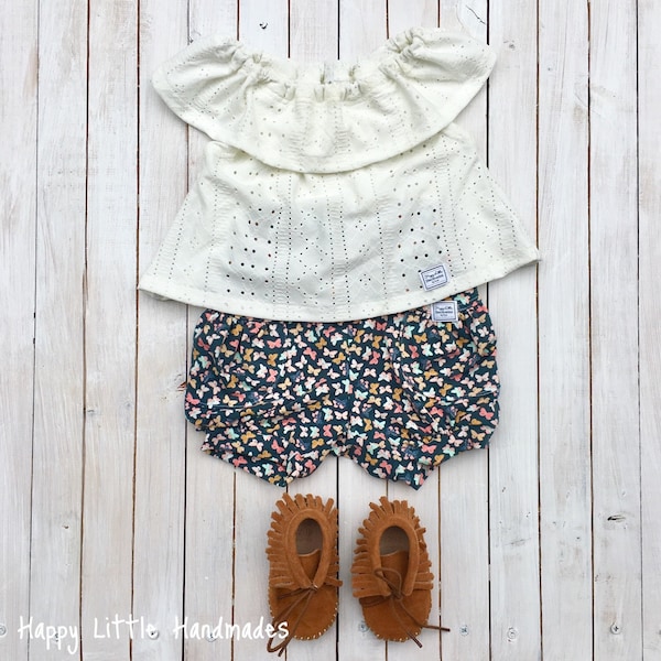 Ruffle Romper PDF Sewing Pattern – Baby & Toddler Sizes NB to 5/6T ...