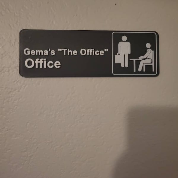 Customizable the Office Sign With Your Name, Door Sign From "the Office ...