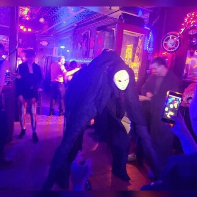 4 Legged Stilt Spirit Halloween Costume Tutorial as Seen on Youtube ...