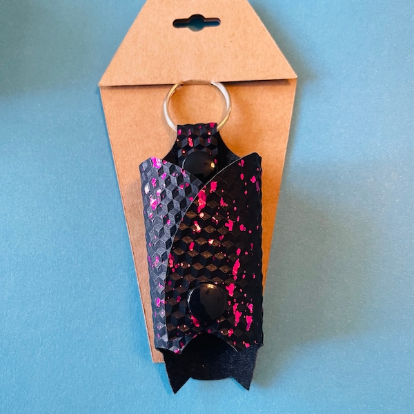 Goth Bat Wing Keychain SVG | Mans Bat Key Cover Template Key Wrap Bag ...