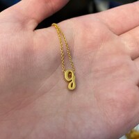 Rose Gold Initial Letters M Charms Cursive - Etsy Canada