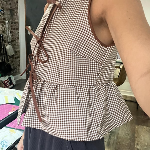 Cowl Neck Top Sewing Pattern Easy Top Sewing Pattern With Straps ...