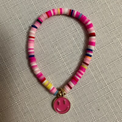 4mm, 6mm Vinyl Heishi Disc Beads, Bright Red, Polymer Clay Beads, Vinyl ...