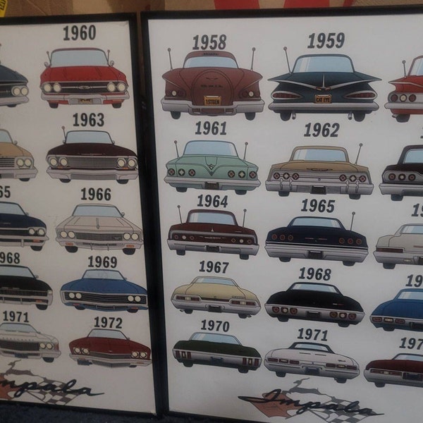 Chevy Impala Front End Illustration Print by Charles Labonge - 1958 ...