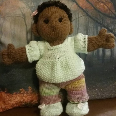 Baby Poppets including Free Doll Hair Tutorial PDF Knitting Pattern ...