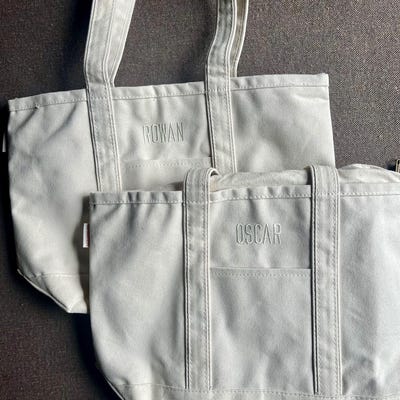 Custom Canvas Tote, Ironic Boat Bag, Bridesmaid Proposal Monogram Bag ...