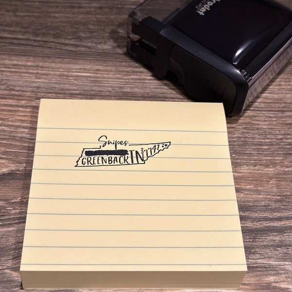 Tennessee Address Stamp - Modern Self Inking Return Address Stamp ...