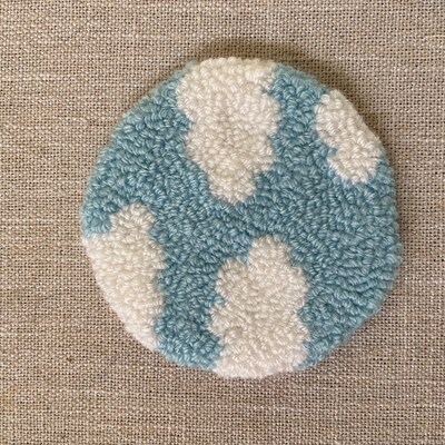 Cow Print Coaster, Cow Print Tufted Coaster, Tufted Coaster, Gift Ideas ...