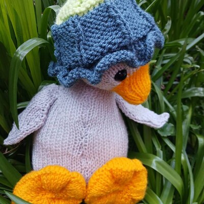 Dorsey Duckling Pdf Knitting Pattern Download Knitted Flat Written in ...