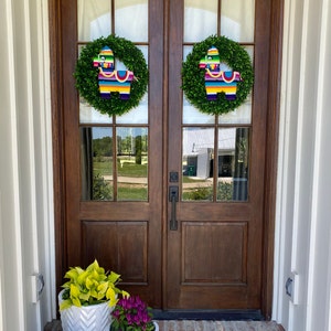 Fiesta Piñata Wreath Attachment With Fiesta Colors and Loads of Details ...