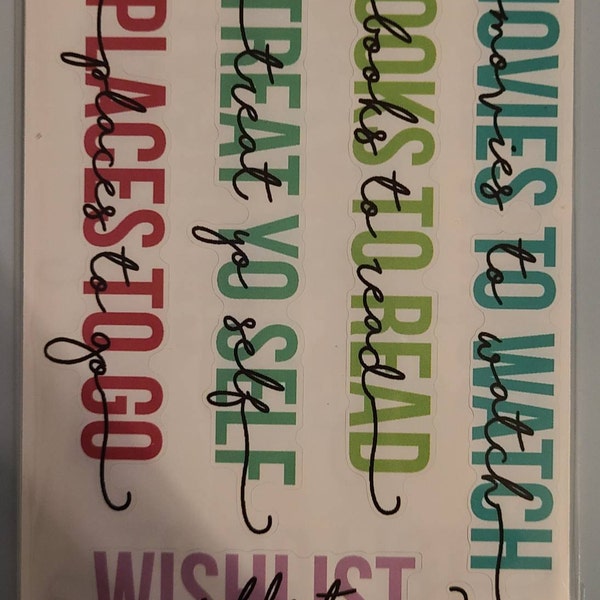 Planner Stickers Planner Meetup Contact Cards Style One - Etsy