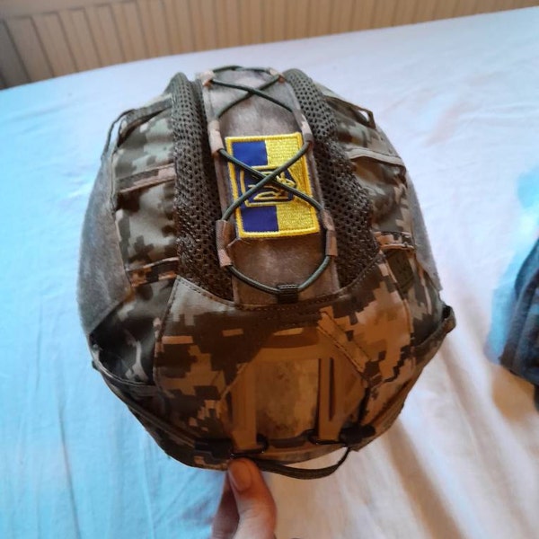TOPTACPRO Tactical Helmet Cover for FAST Ukrainian Army Cover MM14 ...