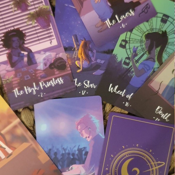 Tarot Cards Cosmic Cycles, 4th Standard Edition With 12 Extra Cards - Etsy