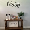 Lakelife Metal Sign - Lake Decor - Lakehouse Sign - Metal Words - Lake ...