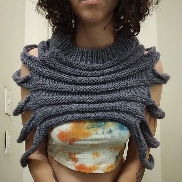 Post Apocalyptic Cowl Knitting Pattern PDF - Outbreak - Etsy