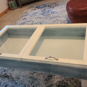 Reclaimed Window Shadow Box Coffee Table - Etsy
