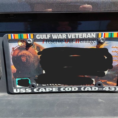 Shellback USS Constellation CV-64 License Frame - Etsy