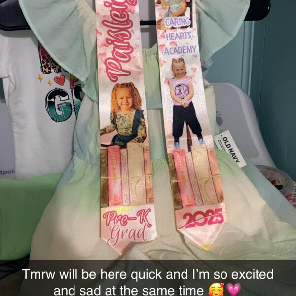 Pre-k Kindergarten Stoles Customized Elementary School Personalized ...