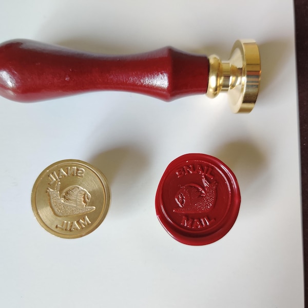 Snail Mail Wax Seal Stamp-wedding Wax Seal Stamp-sealing Wax Stamp ...