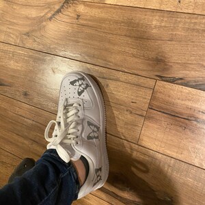Blue Gray Air Force 1 Custom Nike Air Force 1 Blue Gray Tones Custom ...