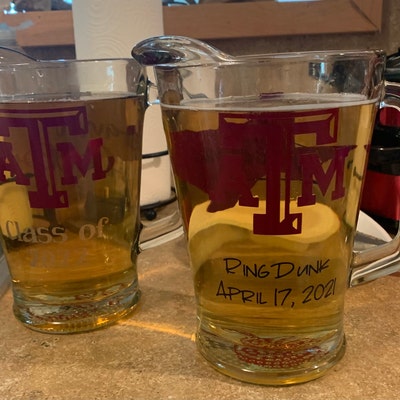 Custom 60oz Aggie Ring Dunk Pitcher Celebration Gift - Etsy