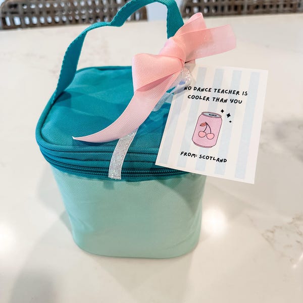 Printable Teacher Gift Tag | Appreciation Day Soda Gift Tag | Cooler ...