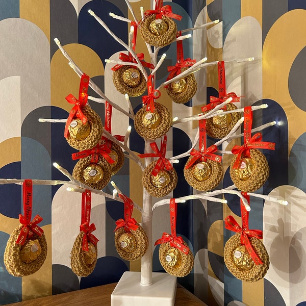 Choir Bunny Ferrero Rocher Cover Knitting Pattern, Christmas Knitting ...